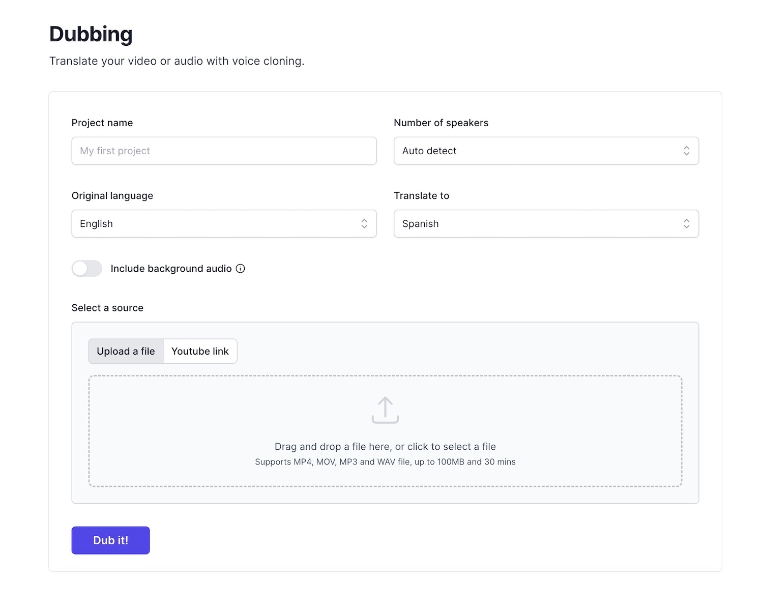 Dub AI - Localize your videos in minutes with AI